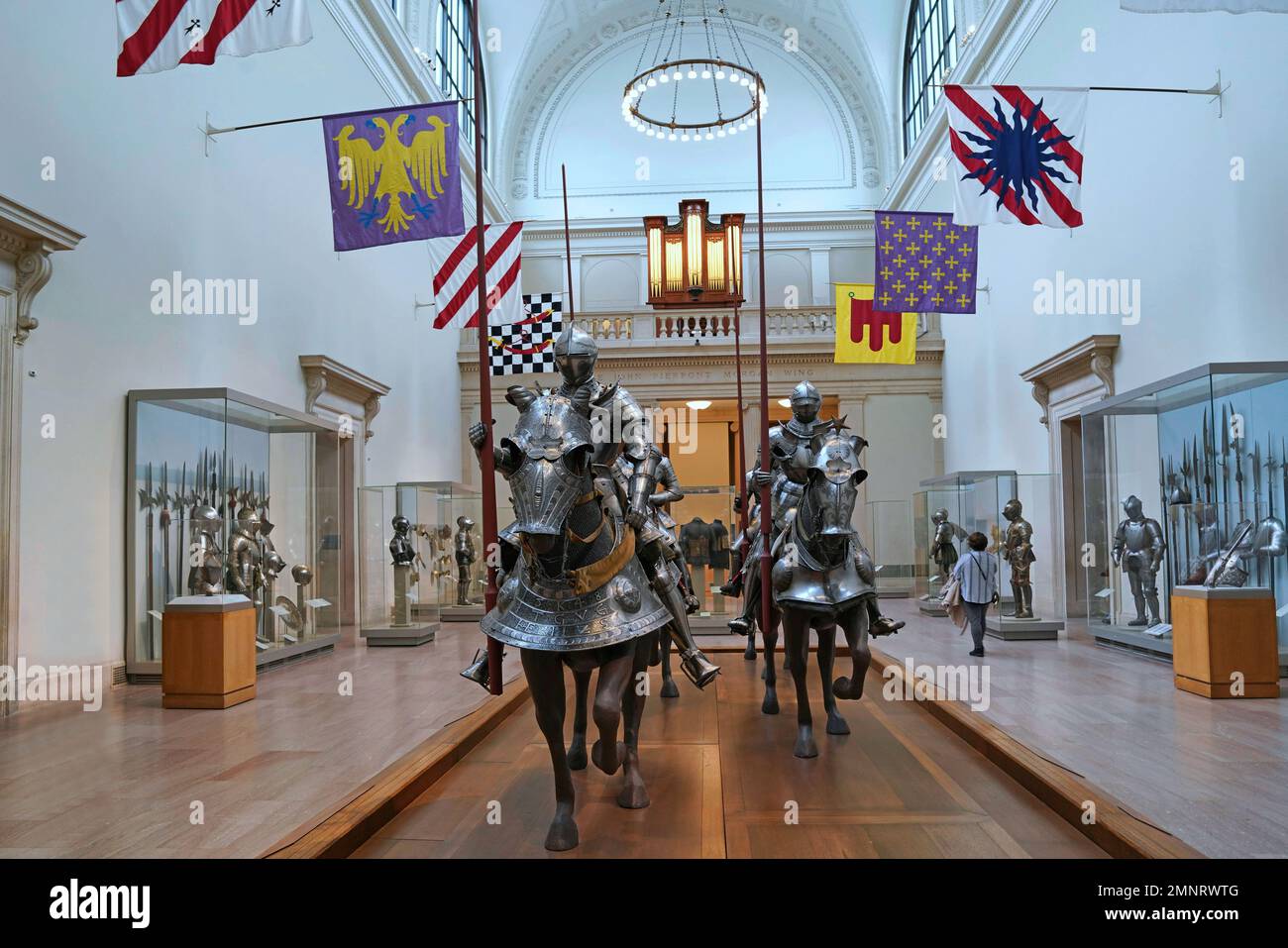 New York, NY - October 2022: The armor collection of the Metropolitan ...