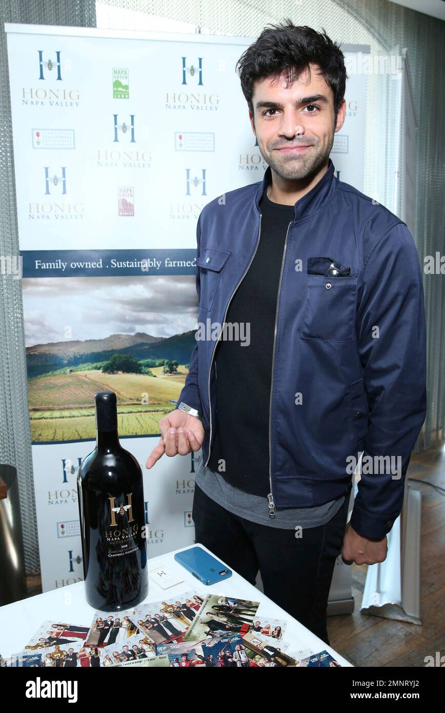 Sean Teale attends Day 1 of the Kari Feinstein Style Lounge at the ...