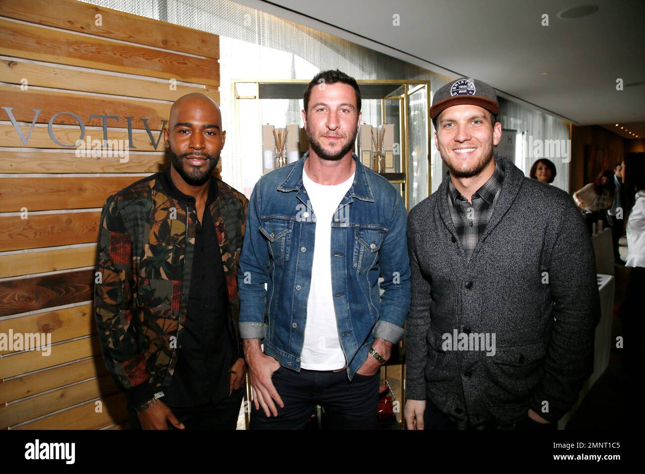 Karamo Brown, from left, Pablo Schreiber and Scott Michael Foster ...