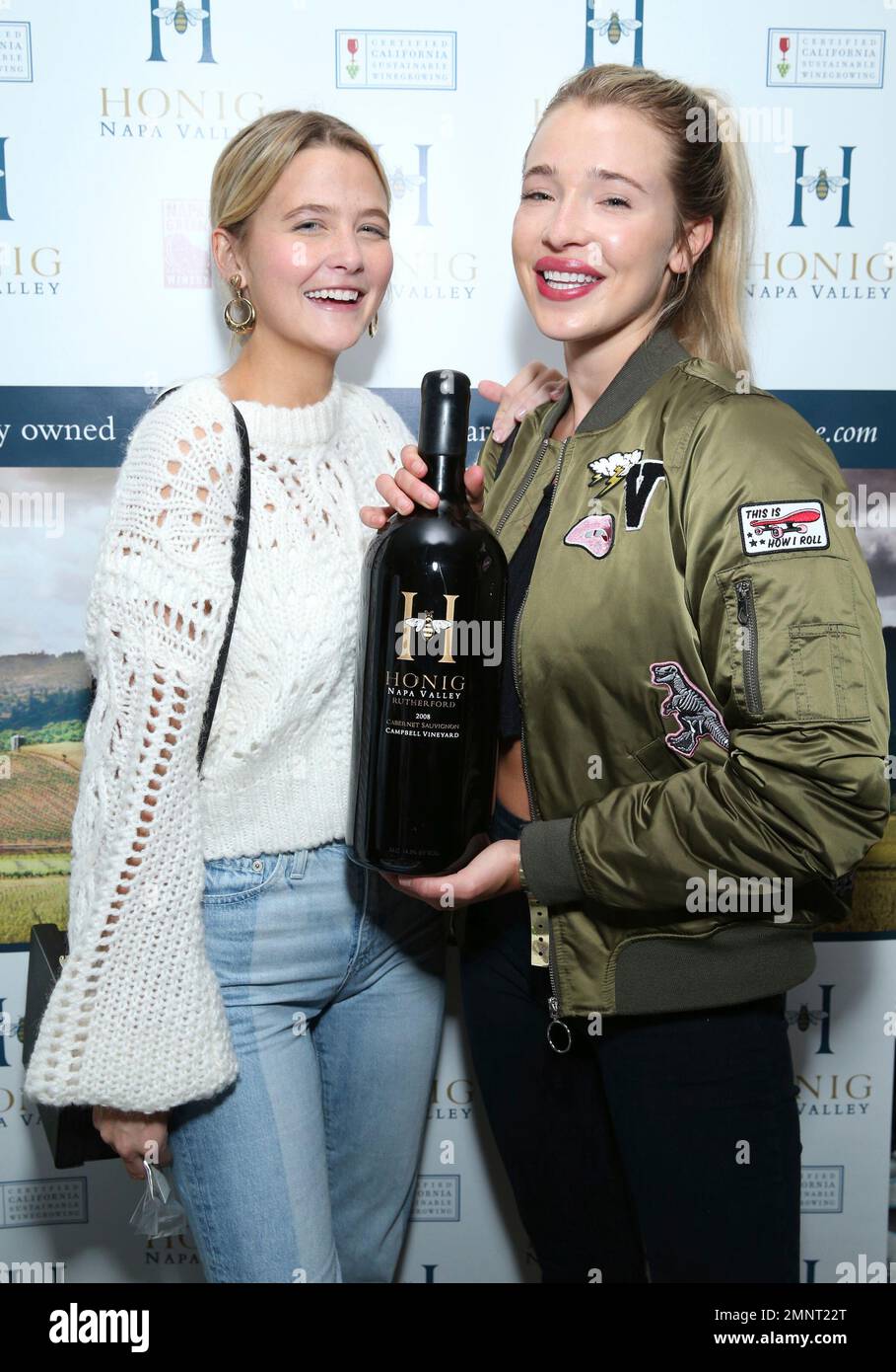 Molly Hogan, left, and Payton Sartain attend Day 2 of the Kari Feinstein Style Lounge at the ...