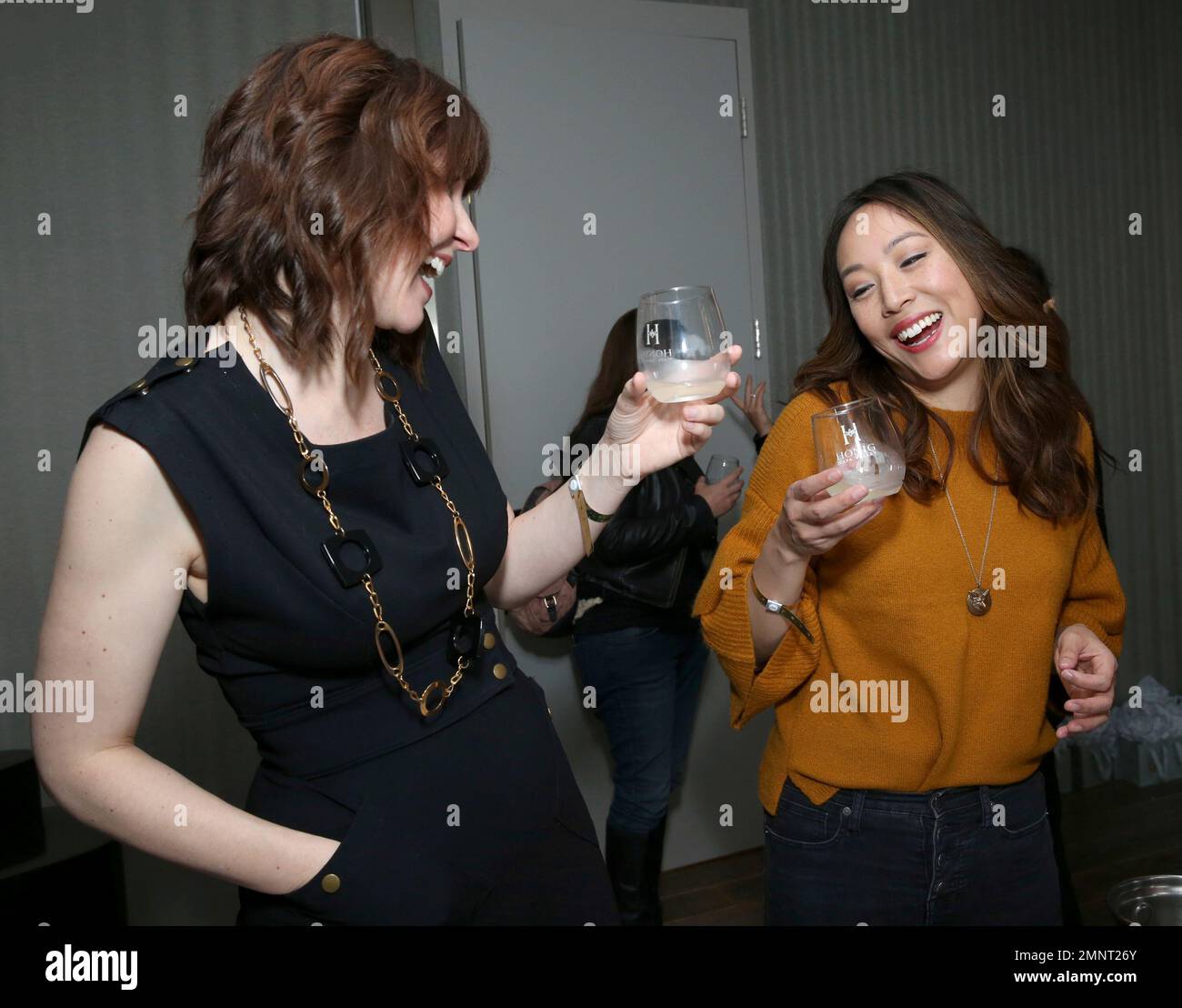 Audrey Moore, left, and Elizabeth Ho attend Day 2 of the Kari Feinstein ...