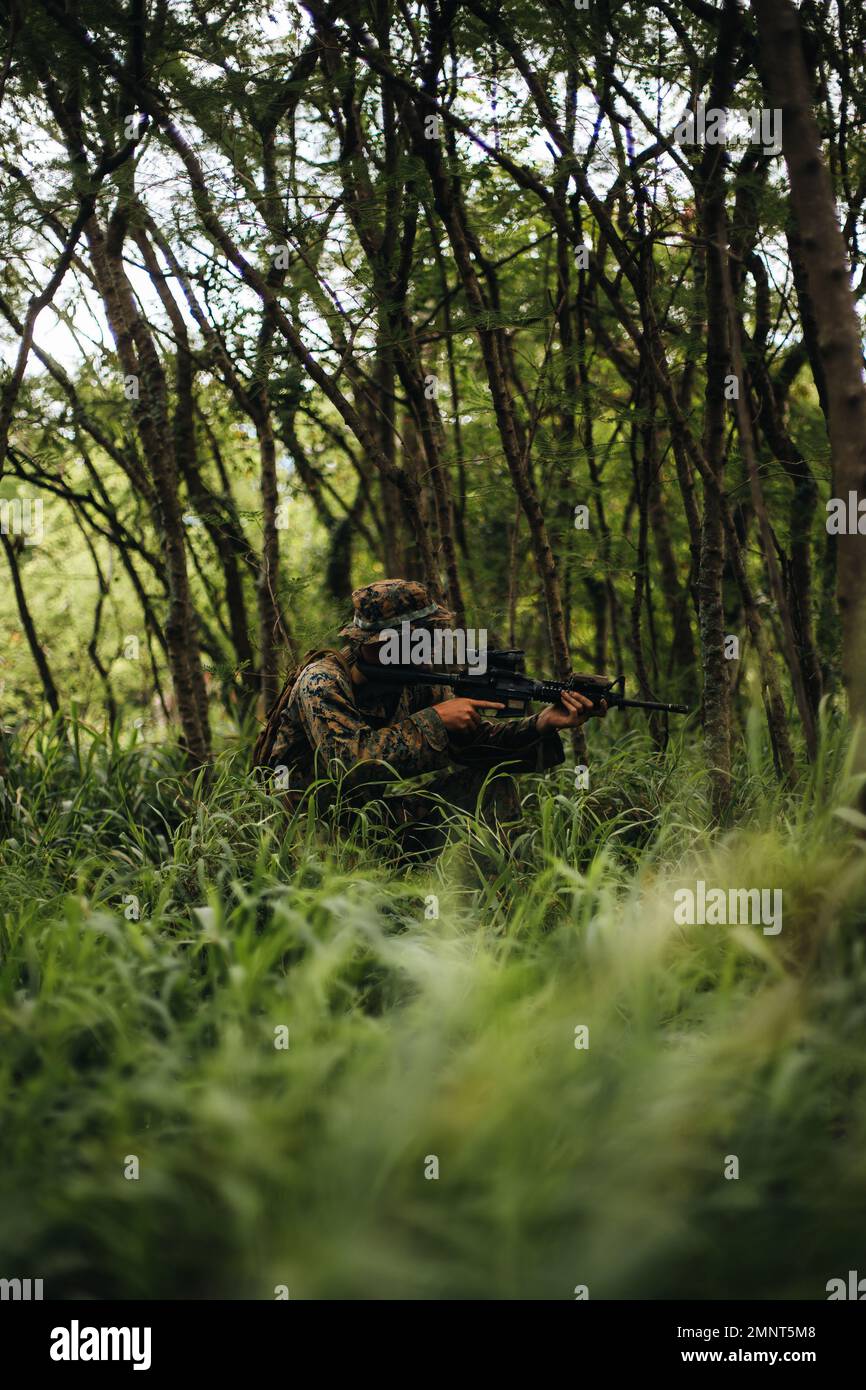 U.S. Marine Corps Lance Cpl. Dominic Sanders, a Wayne, Michigan native ...