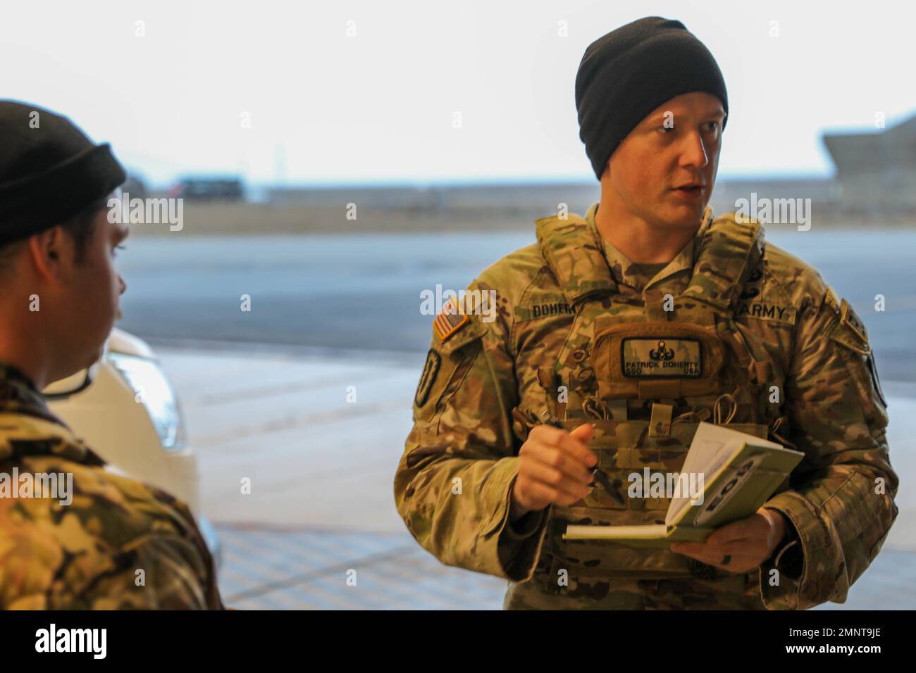 U.S. Army Staff Sgt. Patrick Doherty, explosive ordnance disposal team ...