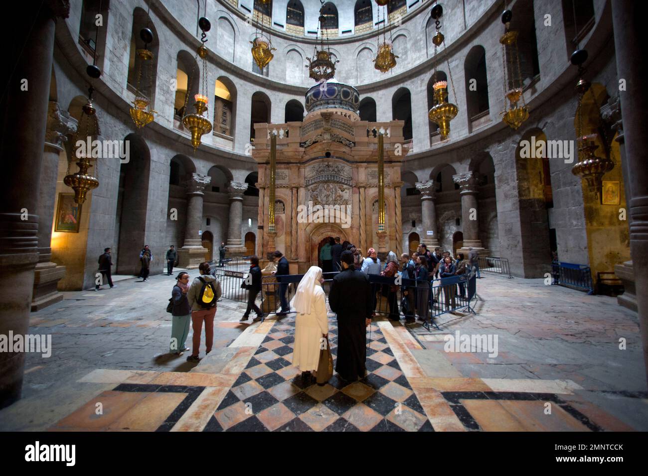 In this Tuesday, March. 21, 2017 photo, Christian pilgrims visit the ...