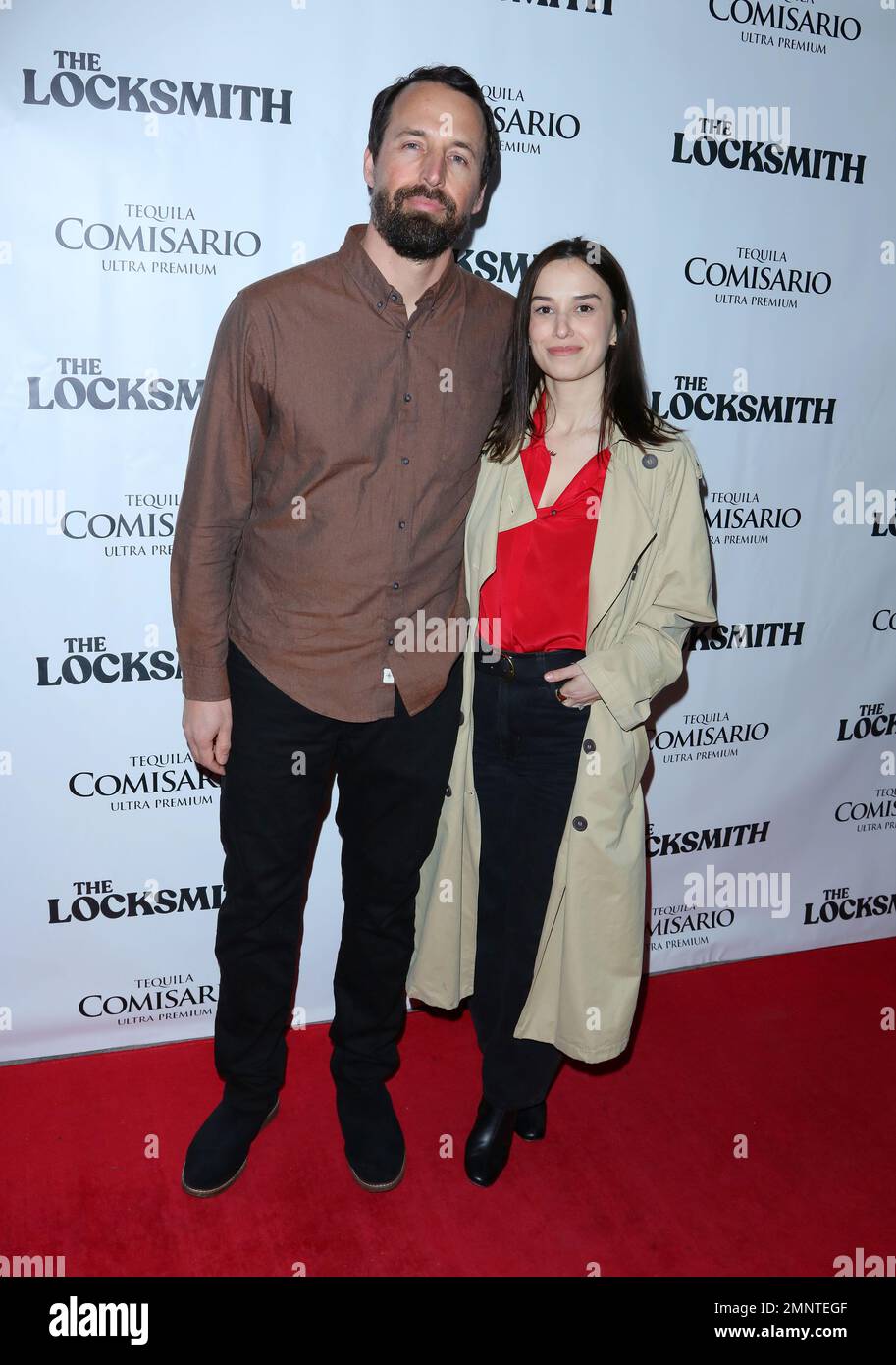Nicolas Harvard arrives at The Los Angeles Premiere of The Locksmith ...