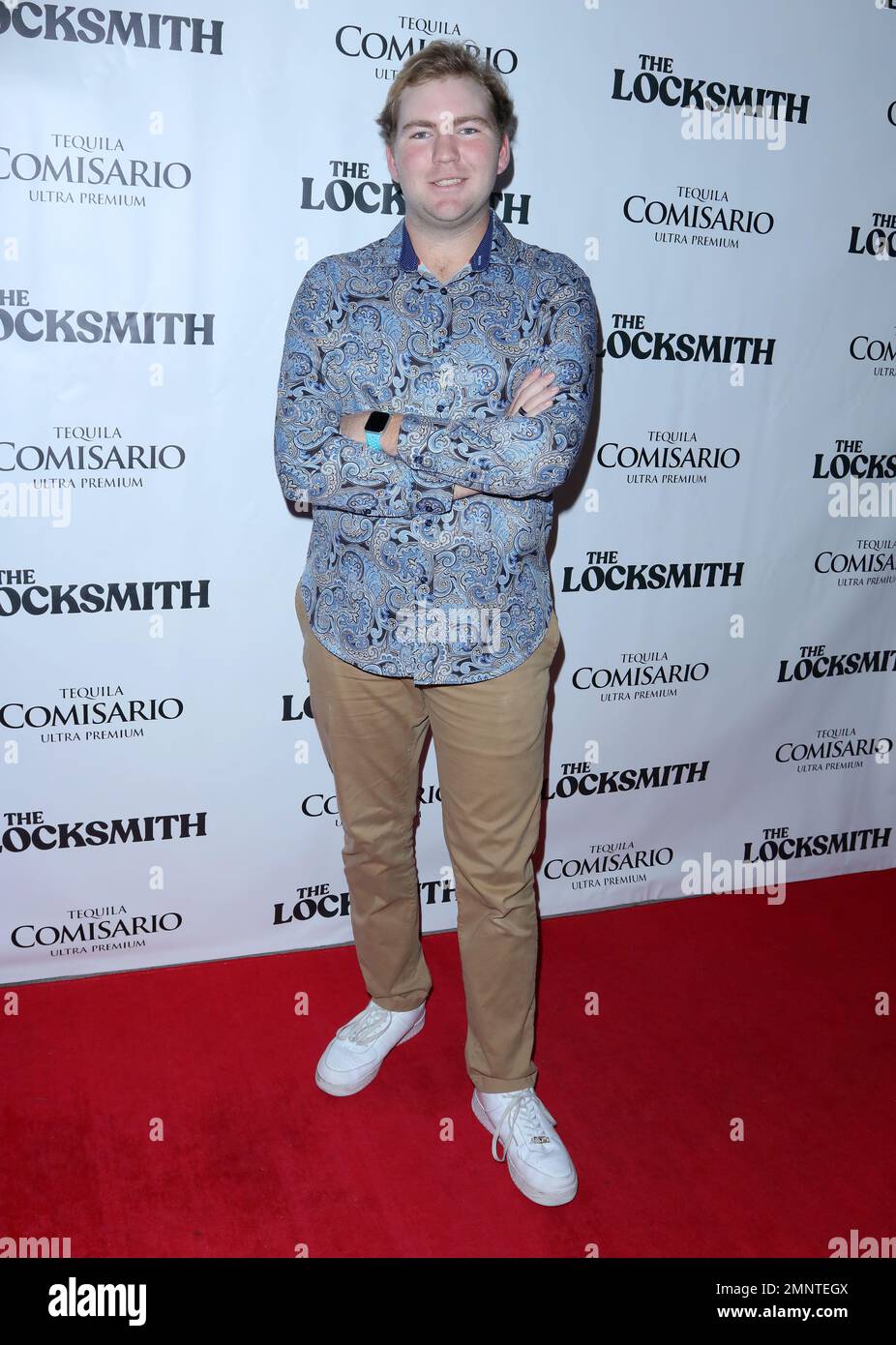 Connor Dean arrives at The Los Angeles Premiere of The Locksmith held ...