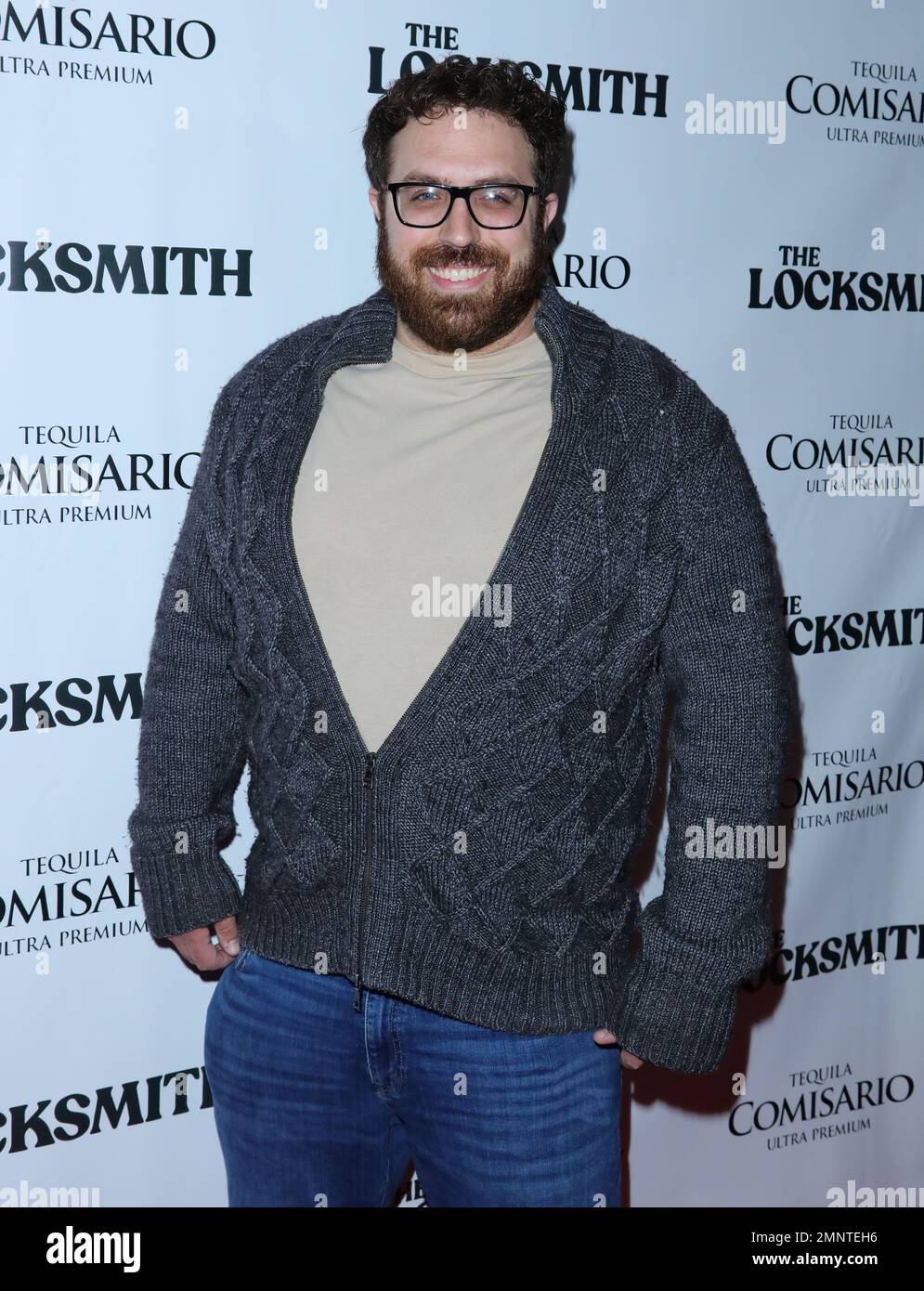 Joe Russo arrives at The Los Angeles Premiere of The Locksmith held at ...