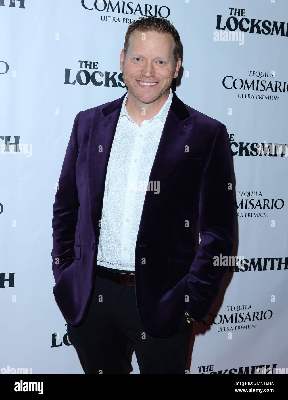 Bourke Floyd arrives at The Los Angeles Premiere of The Locksmith held ...