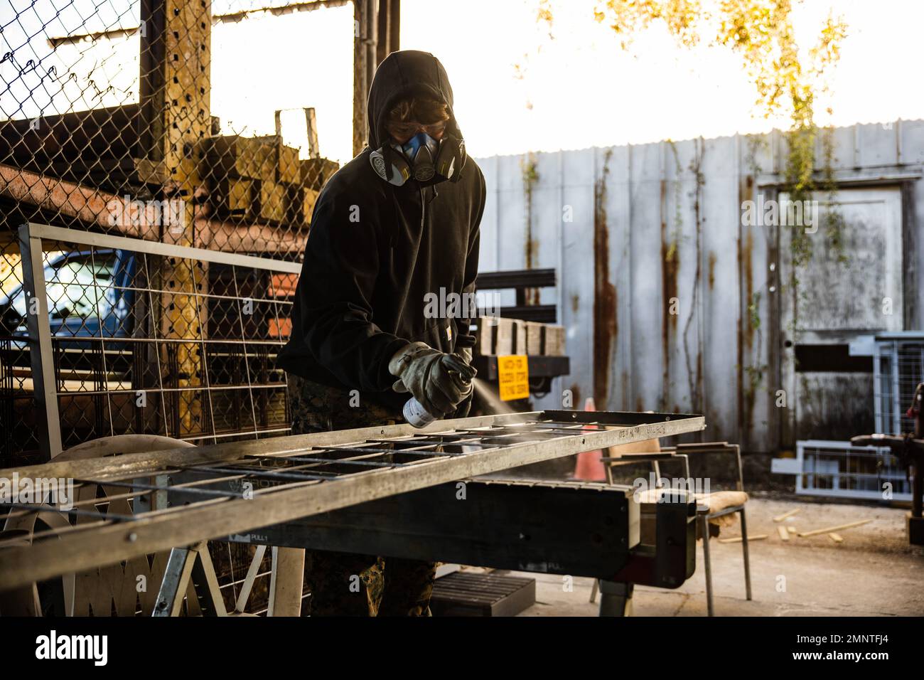Marines with 8th Engineer Support Battalion, 2nd Marine Logistics Group ...