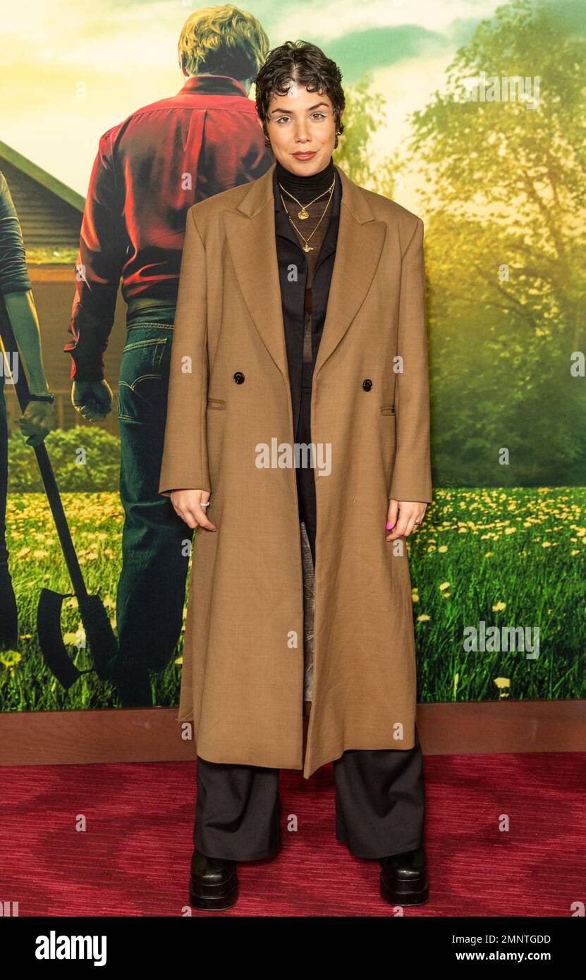 Jessica Darrow attends world premiere of Knock at the Cabin at Jazz at ...