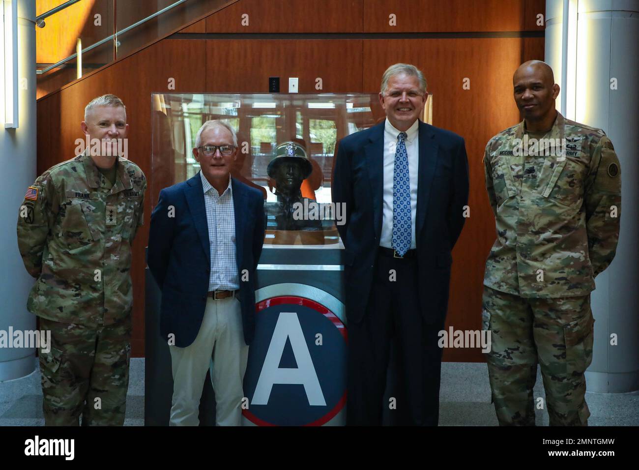 From left, U.S. Army Central commanding general, Lt. Gen. Patrick Frank ...