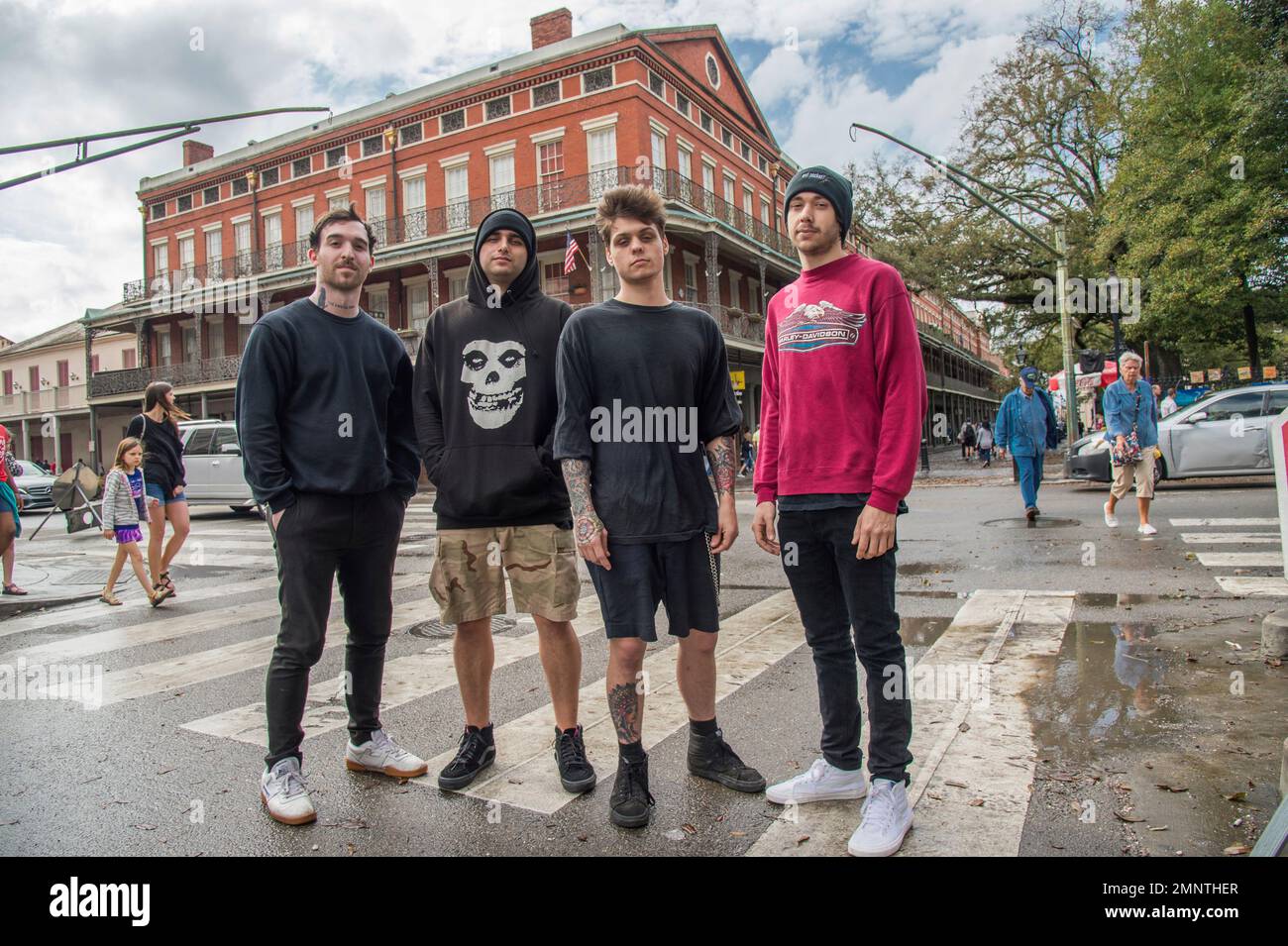 Elijah Witt, from left, Ryan Henriquez, Devin Clark and James Barnett ...