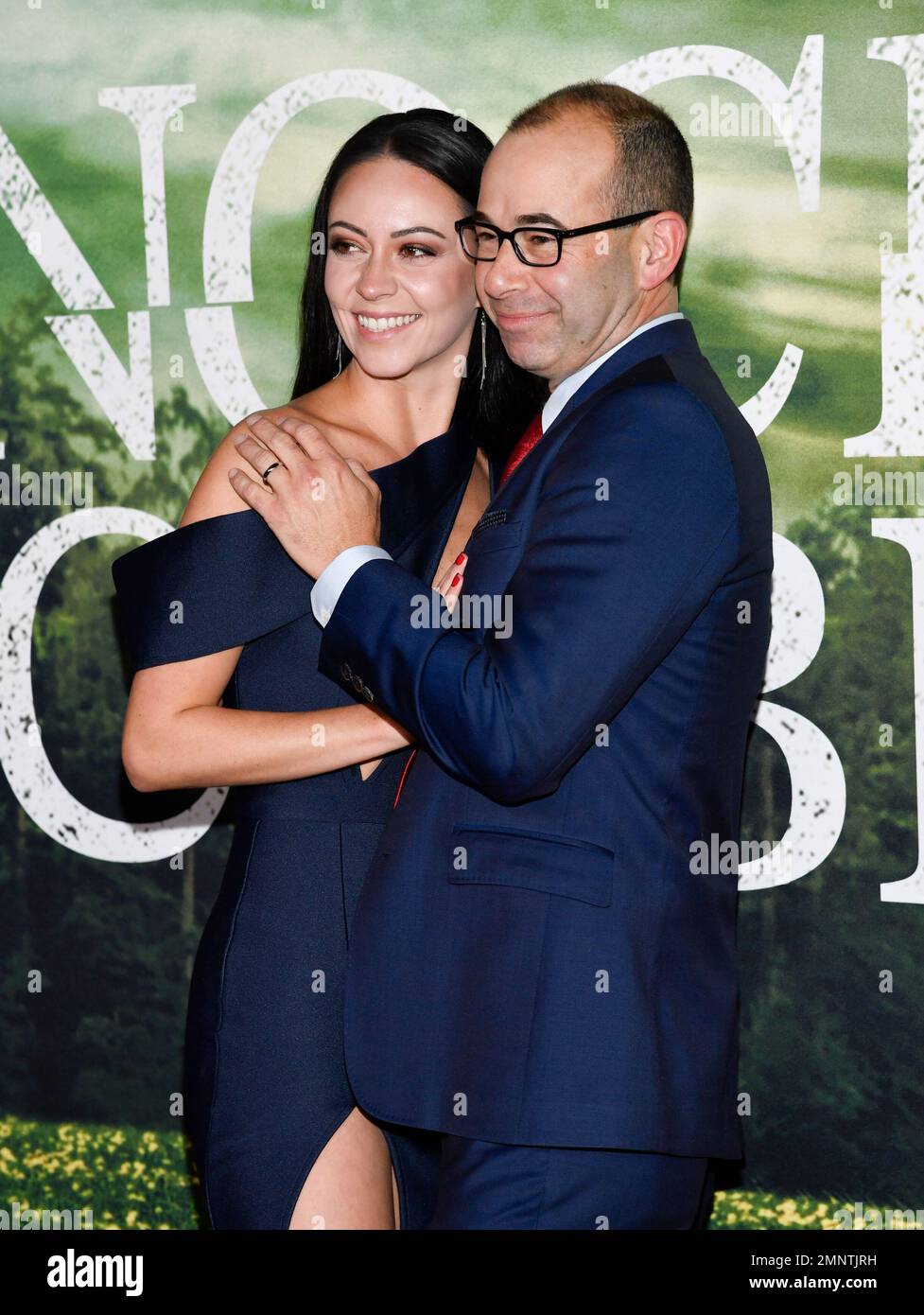 James Murray, right, and wife Melyssa Murray attend the "Knock at the ...