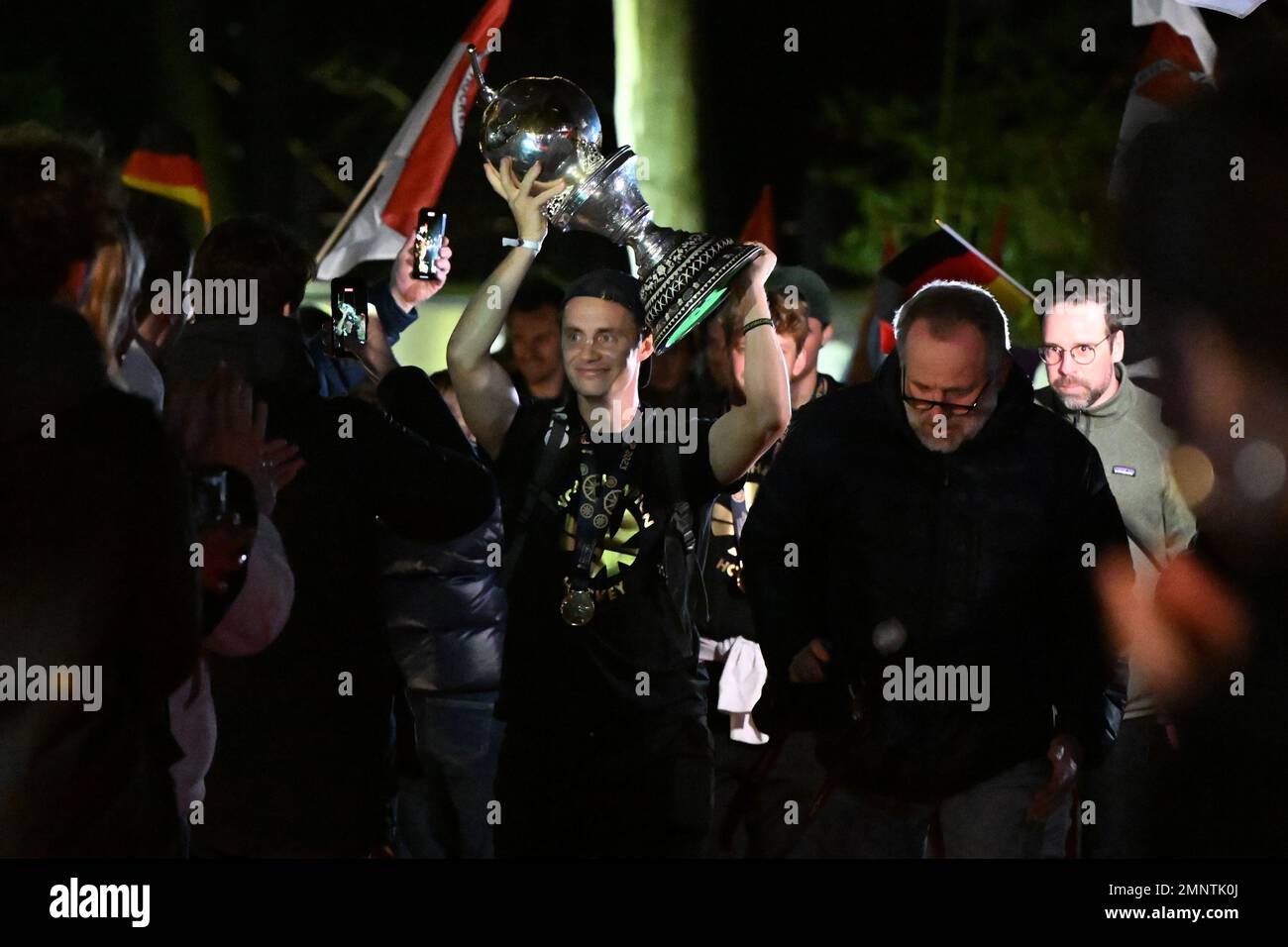 Cologne, Germany. 31st Jan, 2023. Field hockey, men: Arrival of the ...