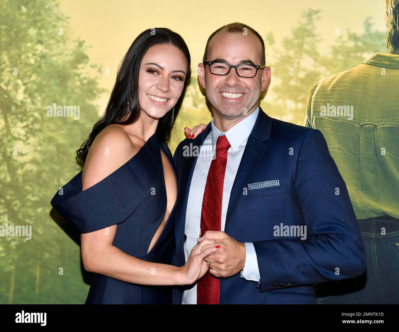 James Murray, right, and wife Melyssa Murray attend the "Knock at the ...