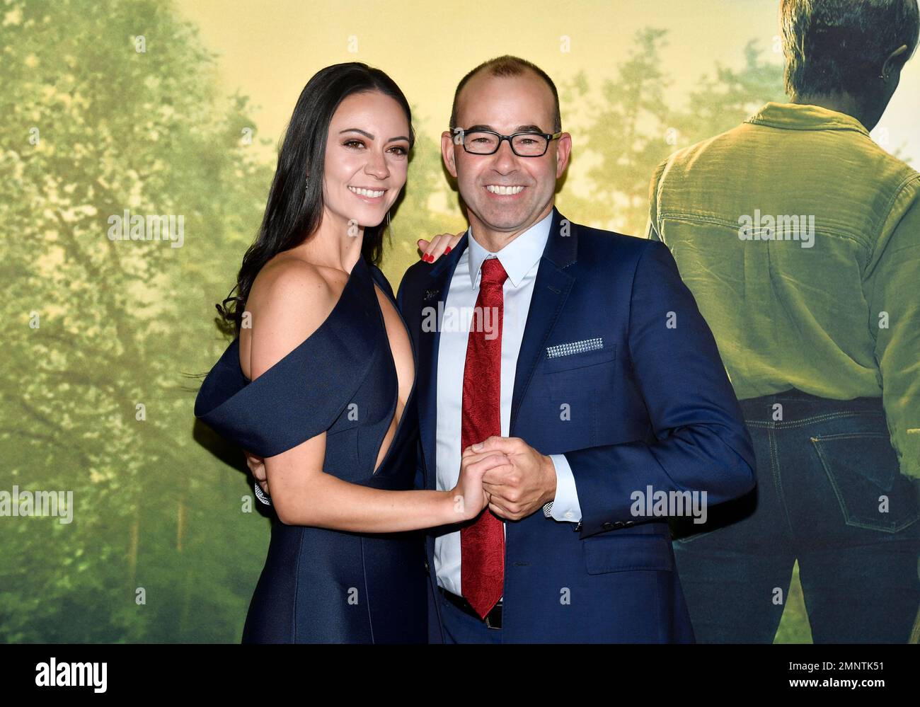 James Murray, right, and wife Melyssa Murray attend the "Knock at the ...