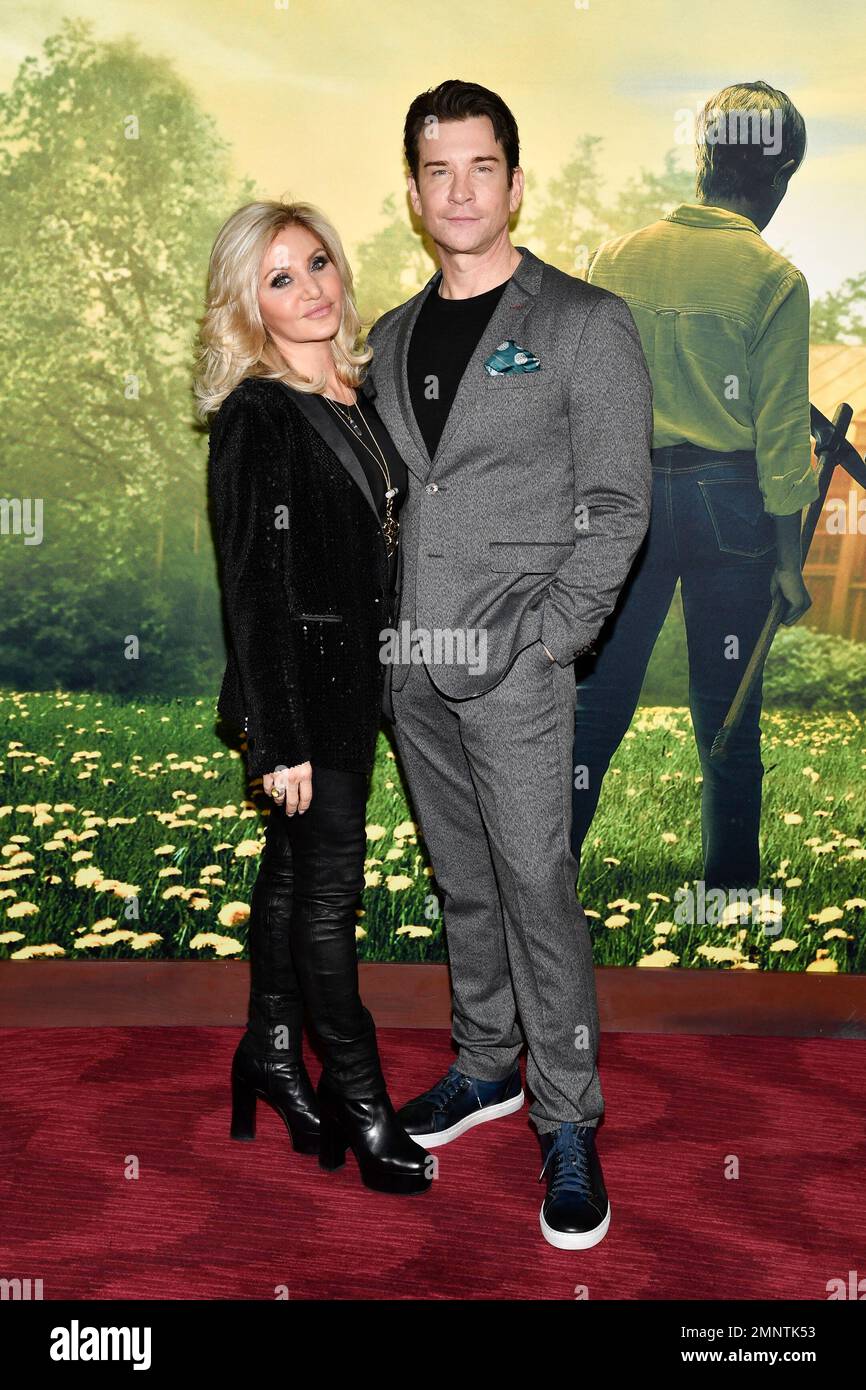 Orfeh, left, and husband Andy Karl attend the "Knock at the Cabin ...