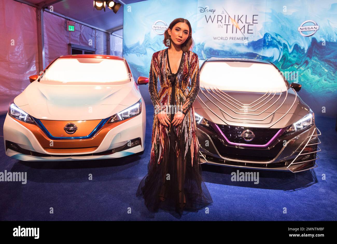 Rowan Blanchard arrives at the world premiere of "A Wrinkle in Time" at ...