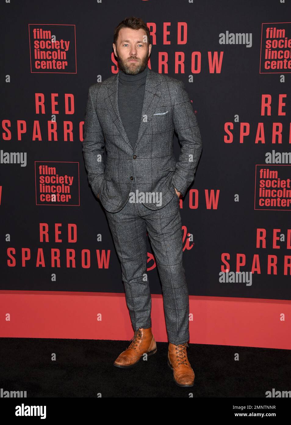 Actor Joel Edgerton attends the premiere of "Red Sparrow" at Alice ...