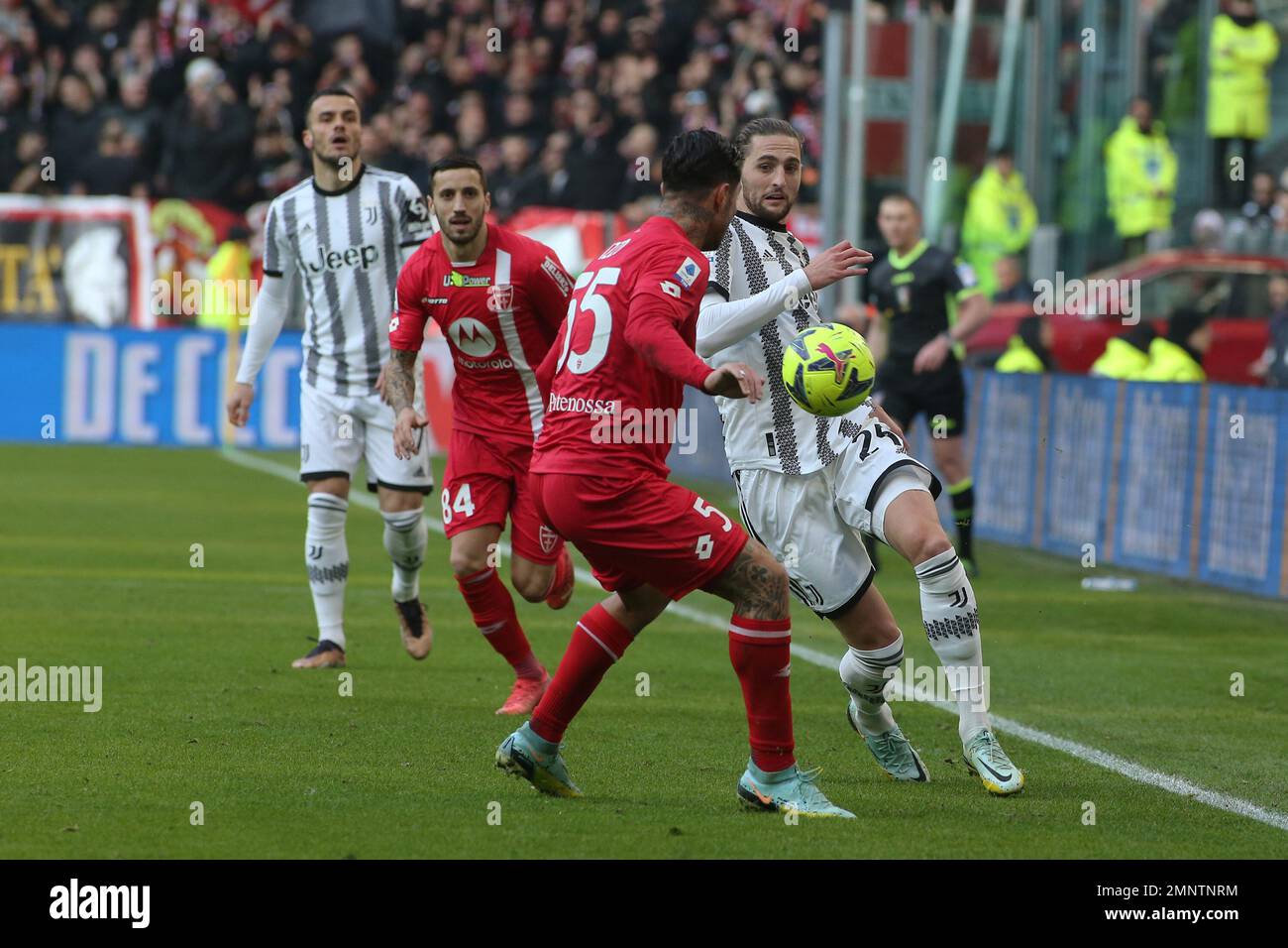 Allianz Stadium, Turin, Italy, January 29, 2023, Adrien Rabiot ...