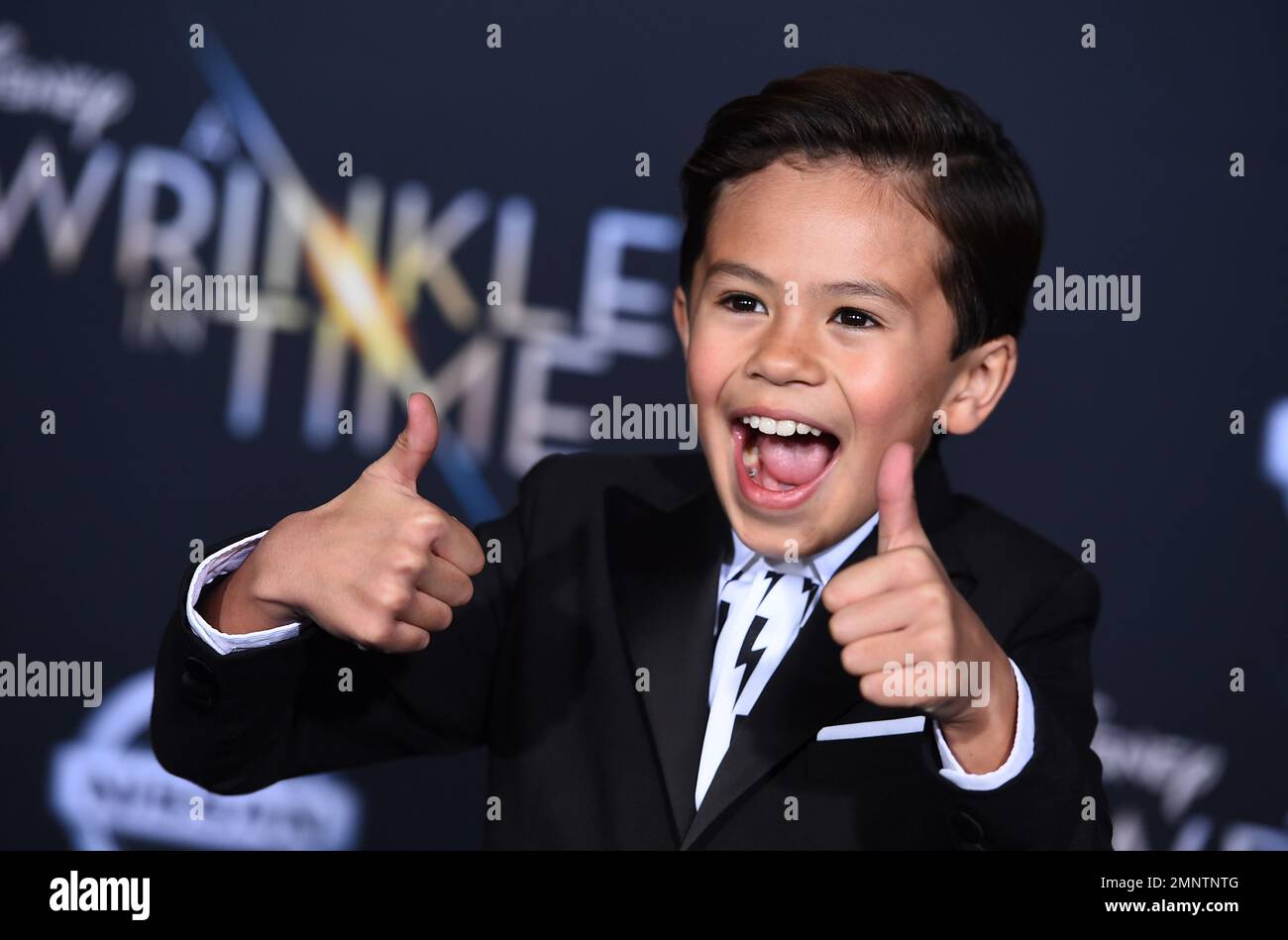 Deric McCabe arrives at the world premiere of "A Wrinkle in Time" at the El Capitan Theatre on ...