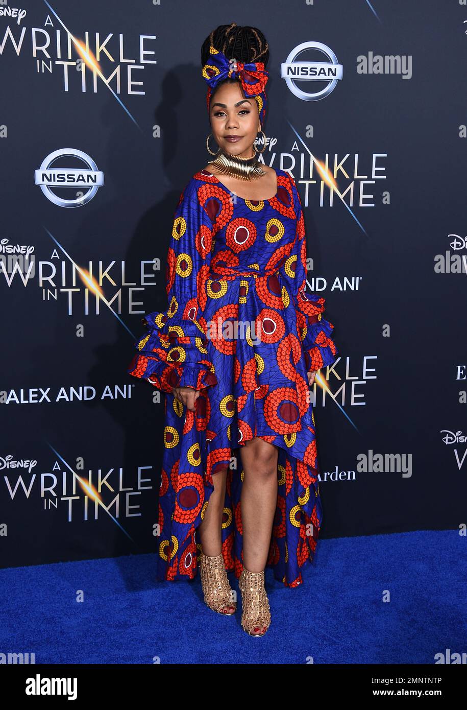 Brittany Mayti arrives at the world premiere of "A Wrinkle in Time" at ...