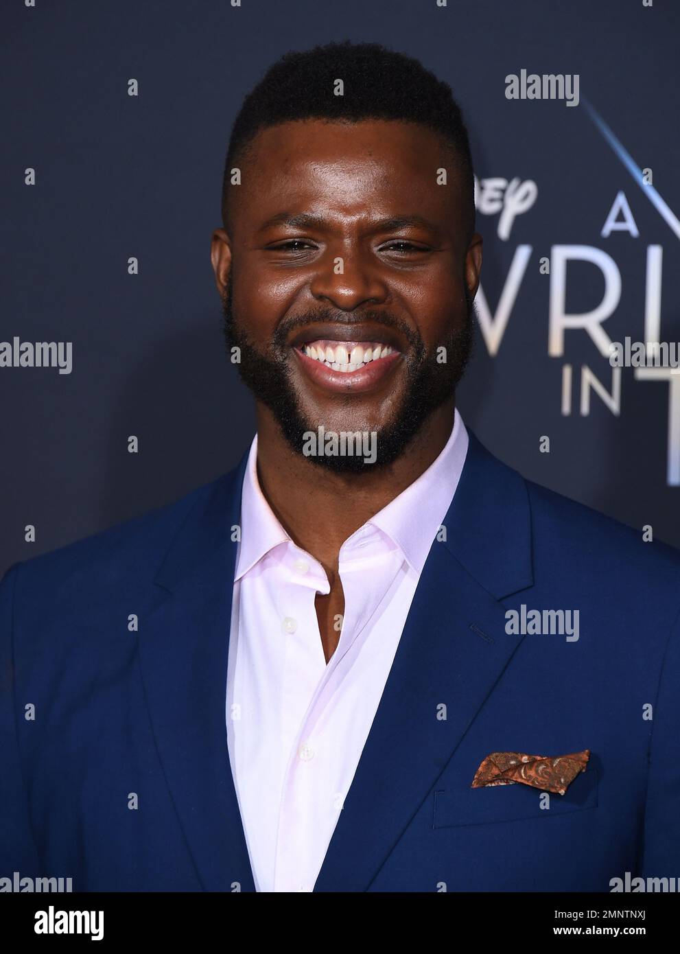 Winston Duke arrives at the world premiere of "A Wrinkle in Time" at ...