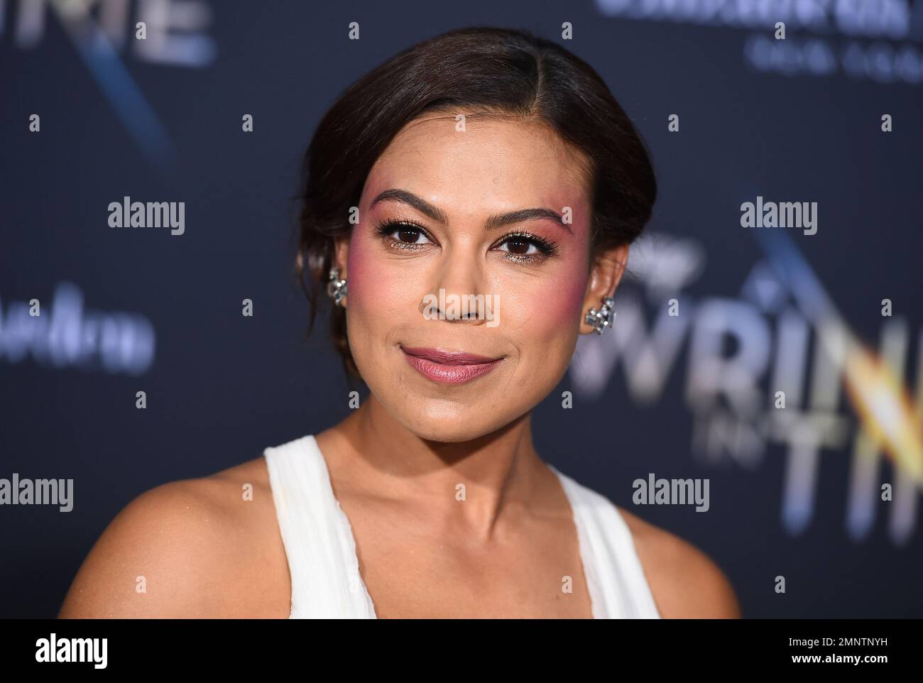 Toni Trucks arrives at the world premiere of "A Wrinkle in Time" at the ...
