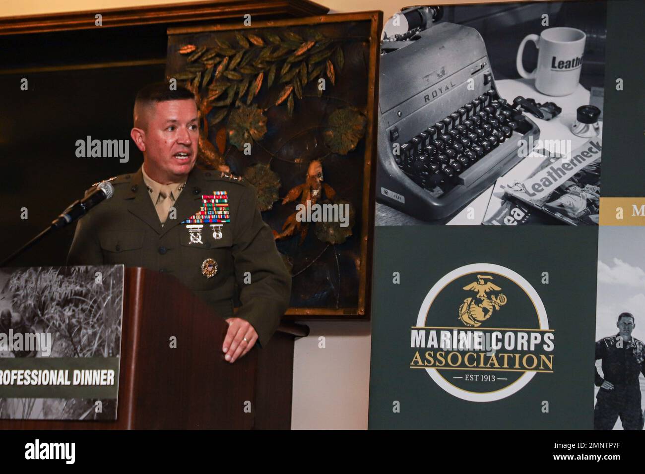 U.S. Marine Corps Lt. Gen. James Bierman, commanding general of III ...
