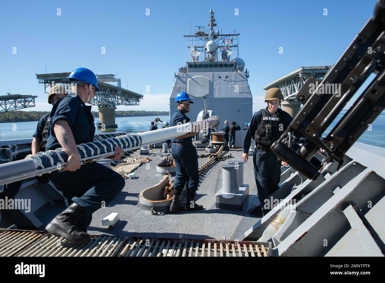 221006-N-LK647-0373 NAVAL WEAPONS STATION YORKTOWN—Operations Specialist 3rd Class Gabriel Plant ...