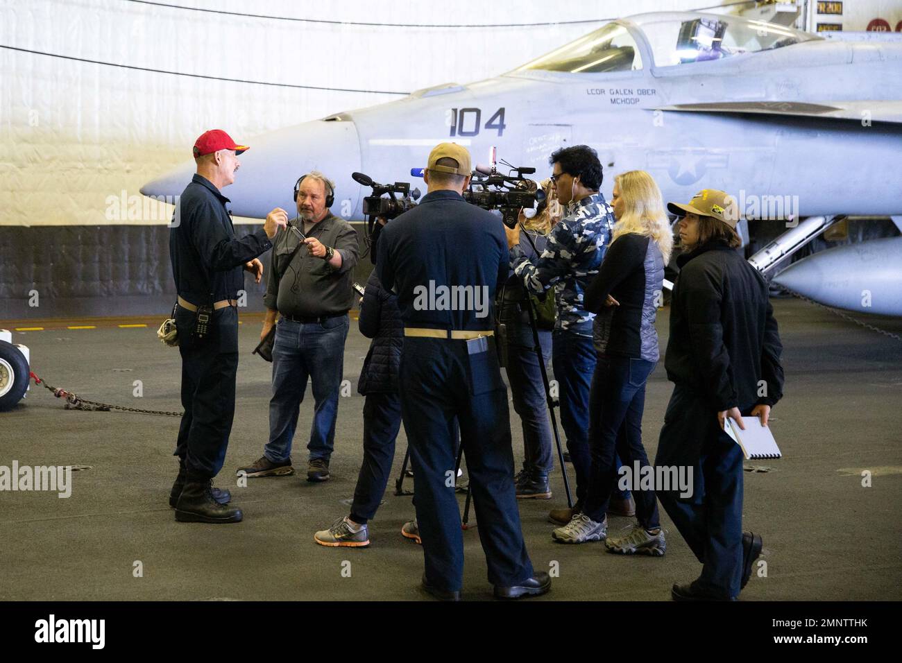 Cmdr. Homer Hensy, the first-in-class aircraft carrier USS Gerald R ...