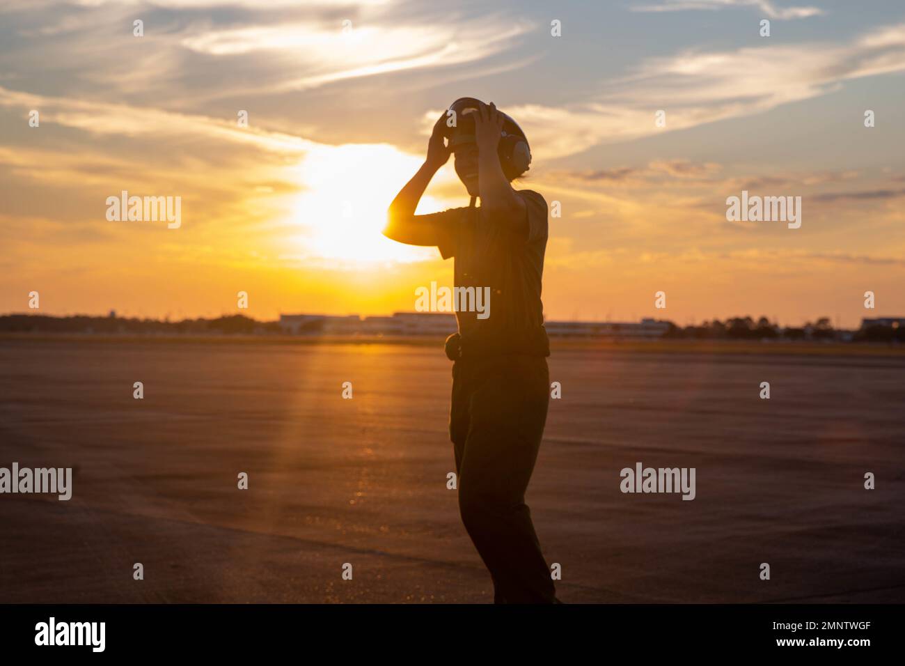 U.S. Marine Corps Lance Cpl. Alyson Lee, an avionics technician with ...