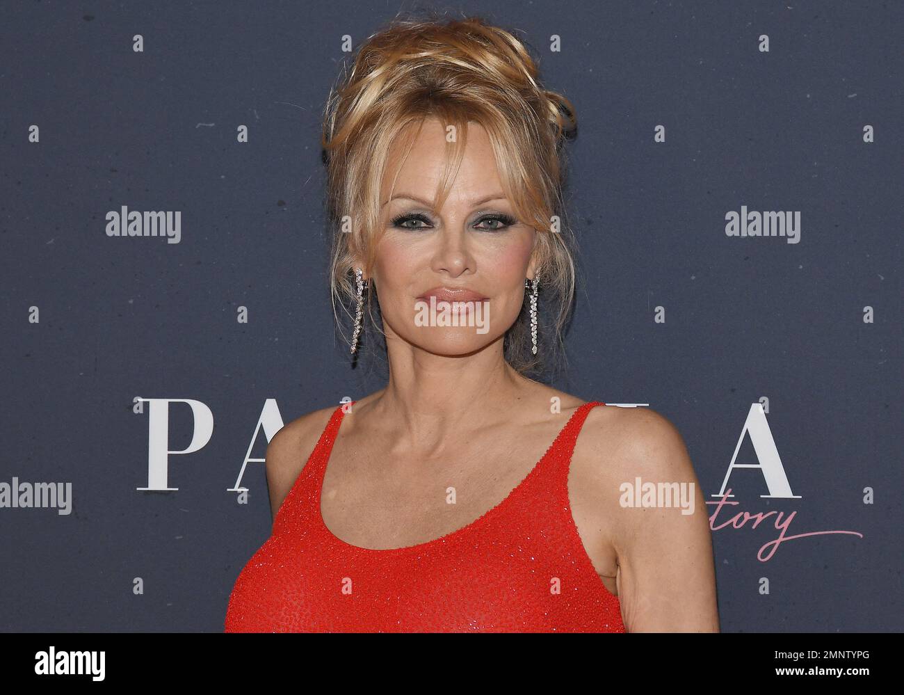 Los Angeles, USA. 30th Jan, 2023. Pamela Anderson arrives at the Netflix Documentary PAMELA, A ...