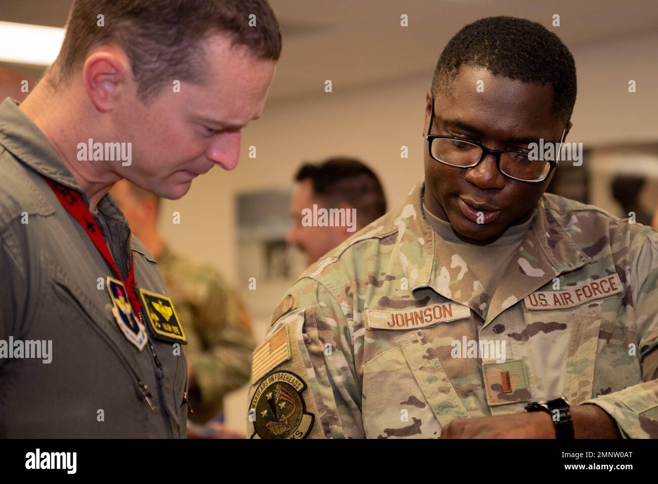 U.S. Air Force 2nd Lt. Khadarryl Johnson, 49th Aircraft Maintenance ...