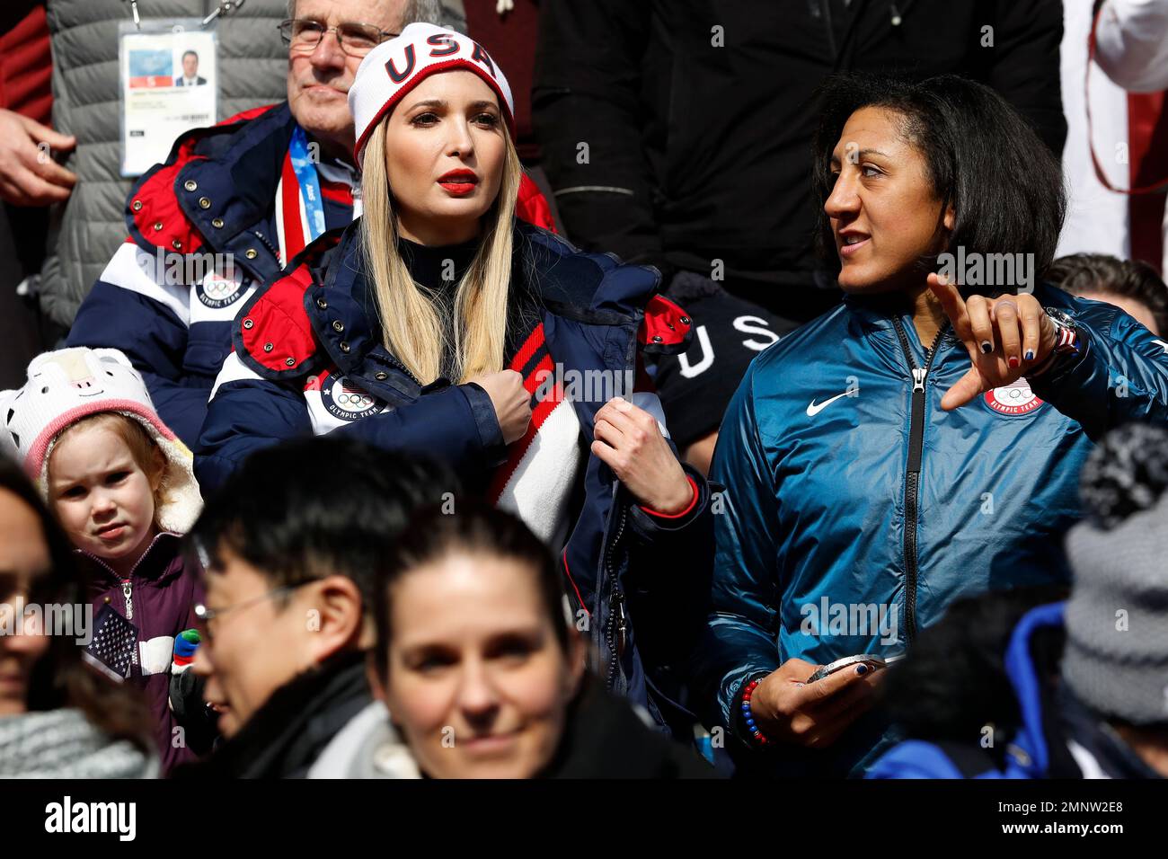 Silver medalist in the women's two-man bobsled Elana Meyers Taylor ...