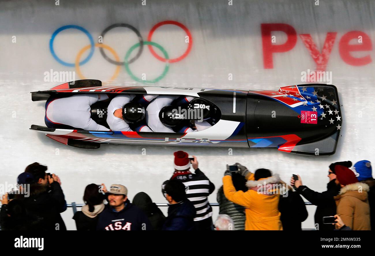 Driver Codie Bascue, Steven Langton, Samuel Mc Guffie and Evan ...