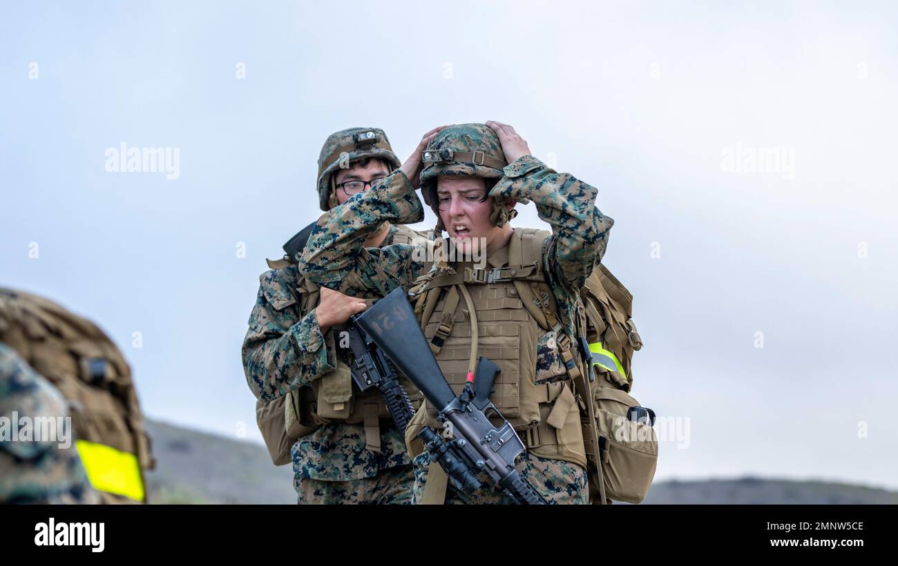 U.S. Marine Corps Lance Cpl. Aurora Vanderbusse, a transmissions system ...