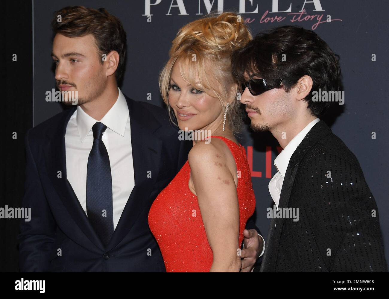 Los Angeles, USA. 30th Jan, 2023. (L-R) Brandon Thomas Lee, Pamela ...