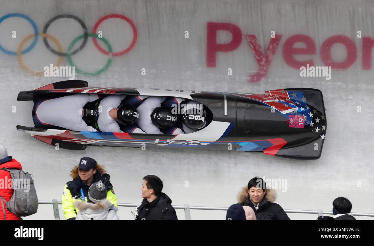Driver Justin Olsen, Christopher Fogt, Carlo Valdes and Nathan Weber of ...