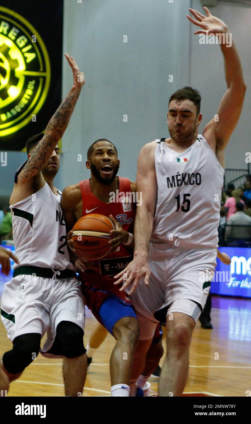 Mexico's Alex Perez, left, and Israel Gutierrez double up on Puerto ...