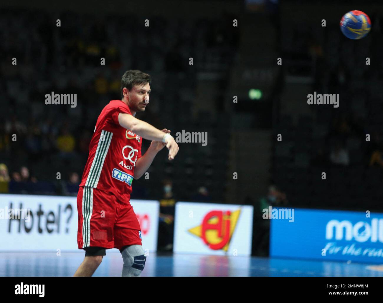Mate Lekai of Hungary during the IHF Men's World Championship 2023 ...