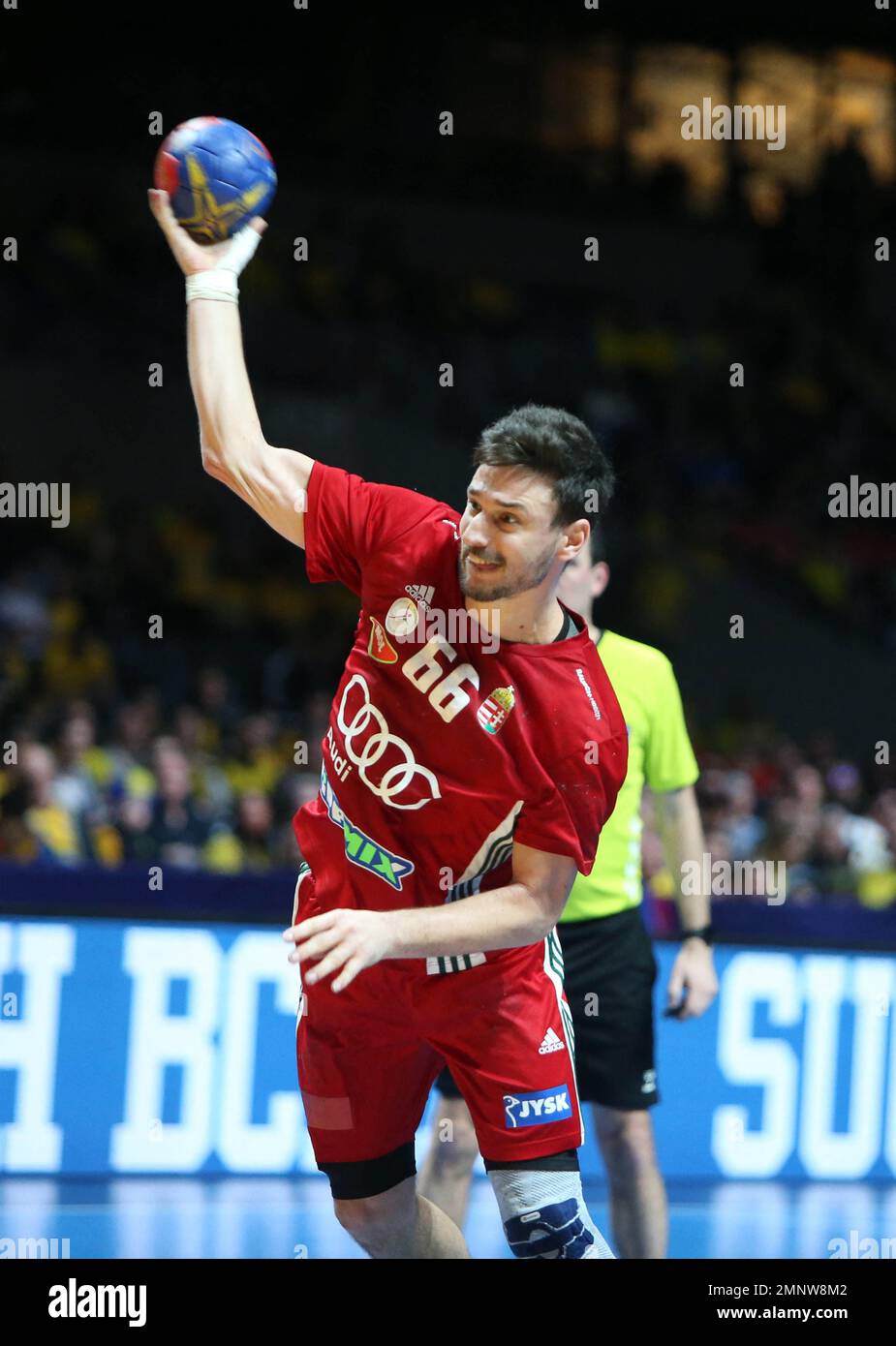Mate Lekai of Hungary during the IHF Men's World Championship 2023 ...