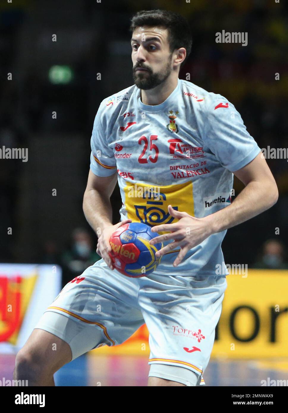 Agustin Casado Marcelo of Spain during the IHF Men's World Championship ...