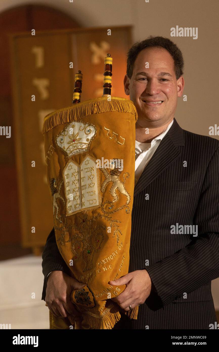 Rabbi Randall Brown, from Hollywood, Florida, a clergyman at Walter ...