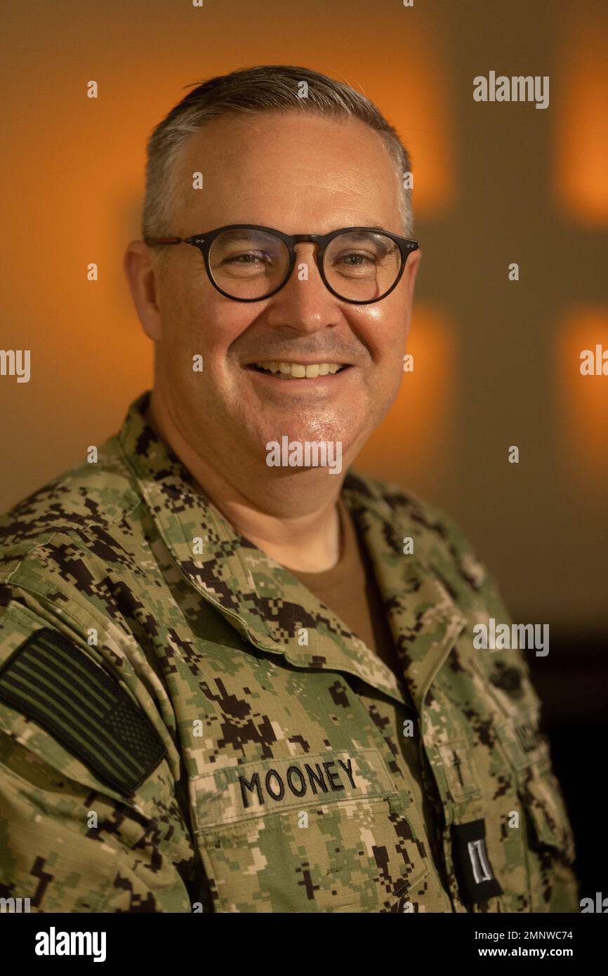 Lt. Kevin Mooney, from Jonesboro, Georgia, a chaplain at Walter Reed ...