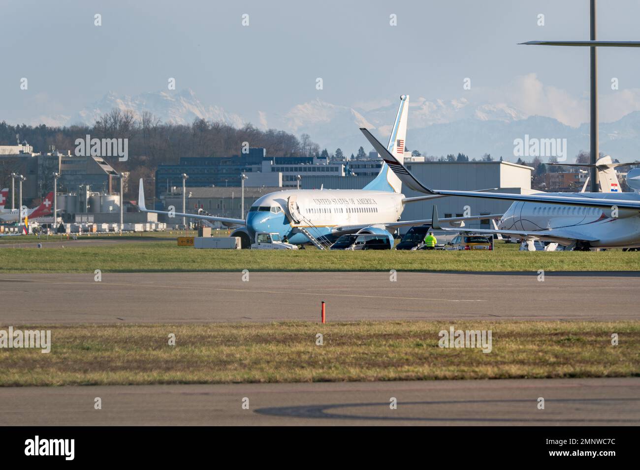 Zurich, Switzerland, January 19, 2023 United States government Boeing C ...