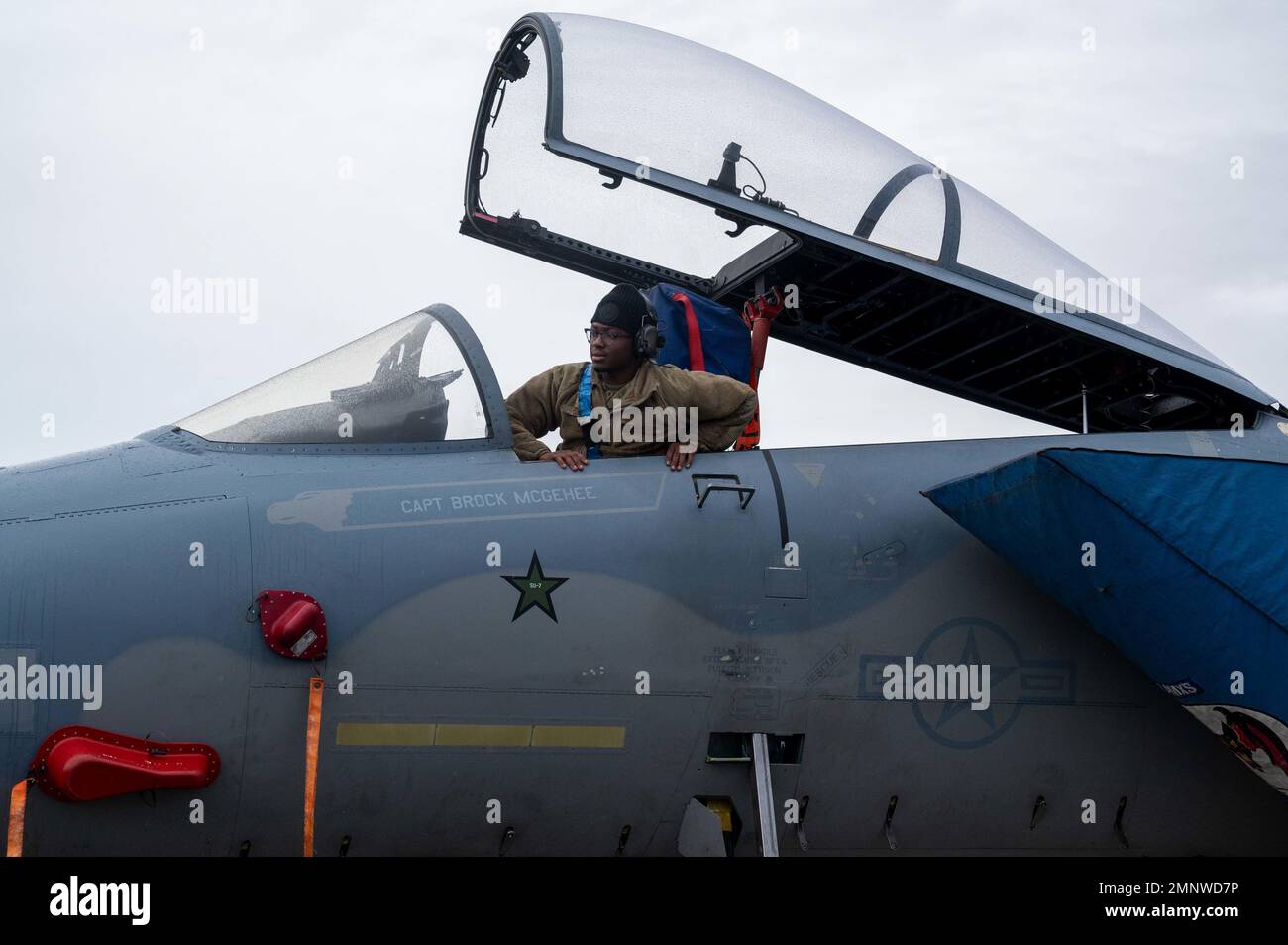 U.S. Air Force Airman 1st Class Kyle Daley, 44th Aircraft Maintenance ...