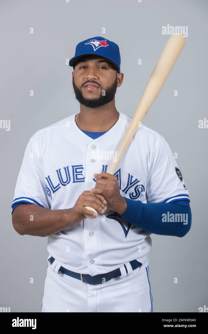 This is a 2018 photo of Richard Urena of the Toronto Blue Jays baseball ...