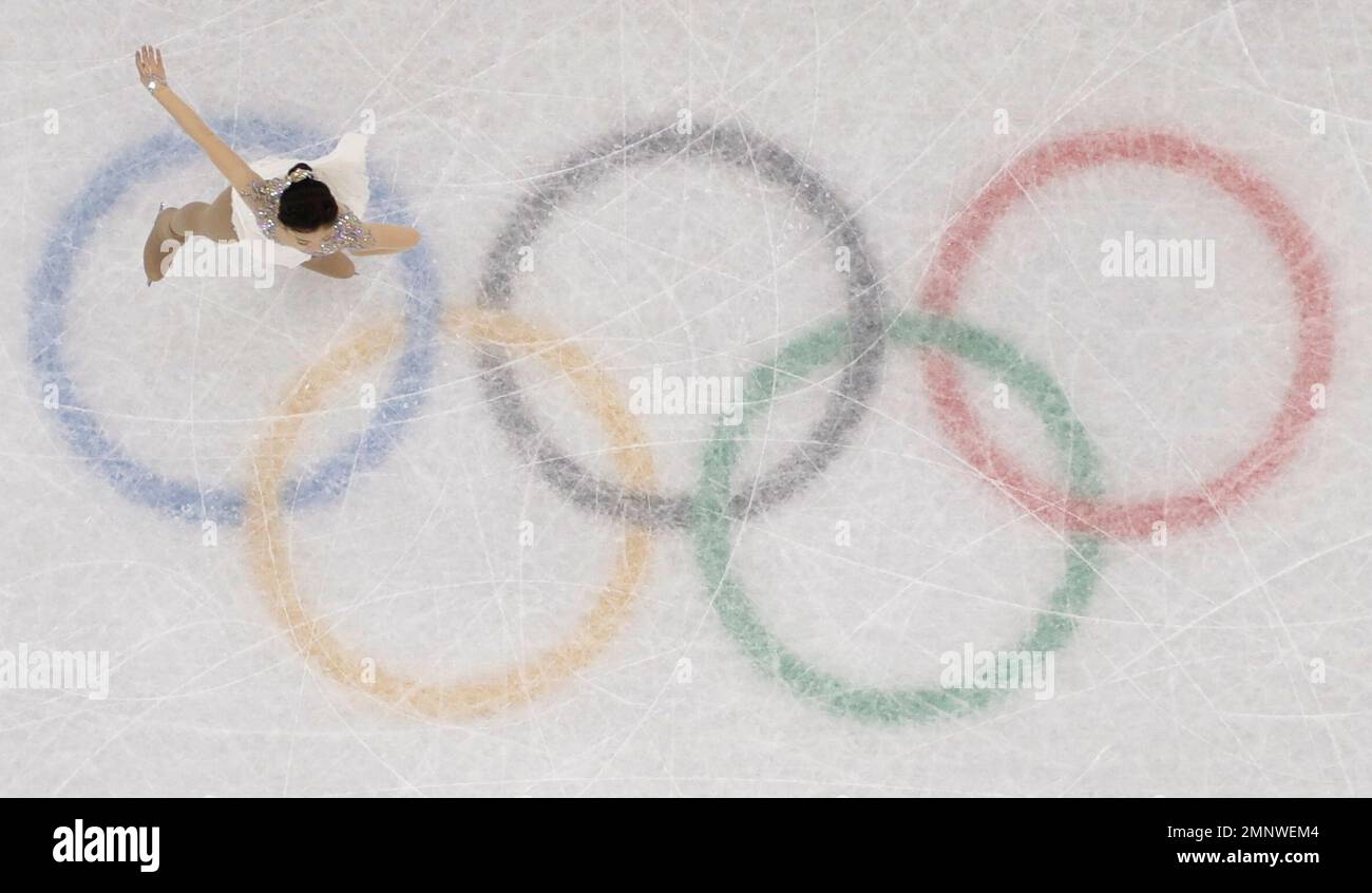 Kim Hanul of South Korea performs during the women's free figure ...