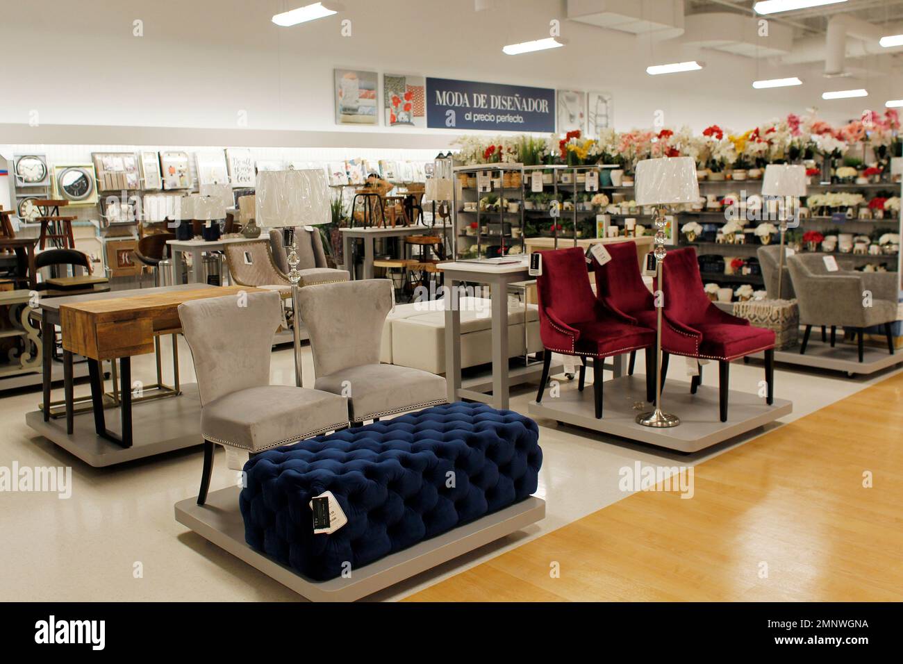 A view of the furniture department of the recently open Marshalls store ...
